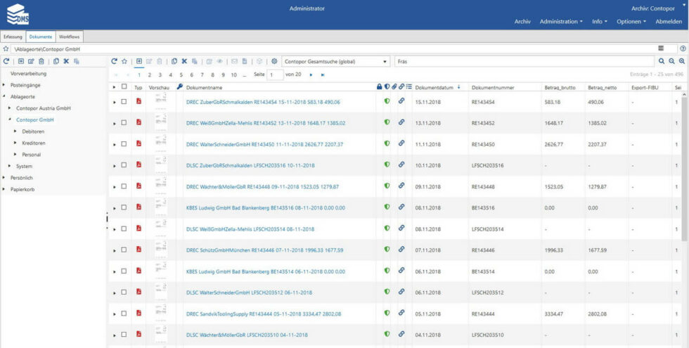 Dokumentenmanagement | accantum